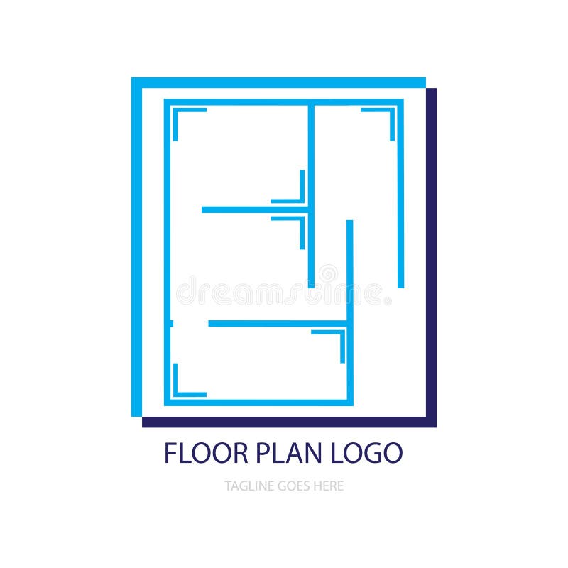 Floor plan logo vector stock vector. Illustration of business - 173898532