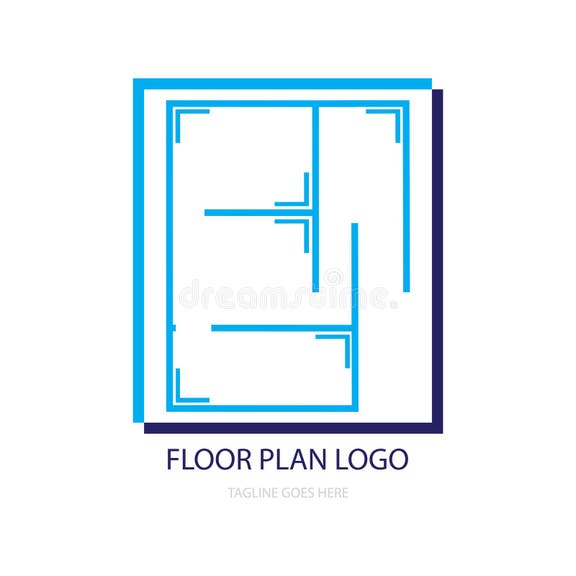 Floor plan logo vector stock vector. Illustration of graphic - 173898527