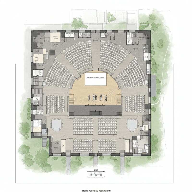 Circular Seating Arrangement Stock Illustrations – 577 Circular Seating ...