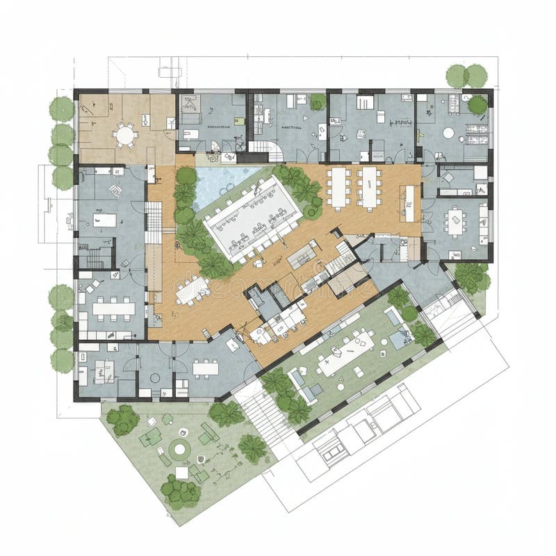 Communal Workspaces Stock Illustrations – 58 Communal Workspaces Stock ...