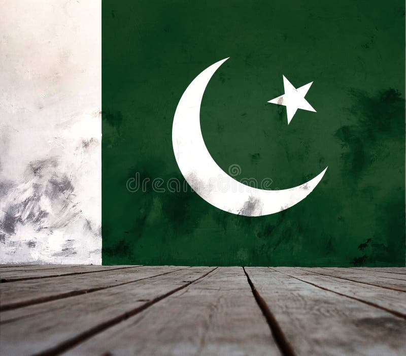 Texture of Flag of Pakistan Stock Photo - Image of painted, flag: 115776140