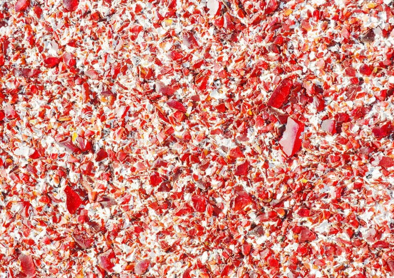 Floor with Red Pebble Mosaic Pattern Stock Photo - Image of interior ...