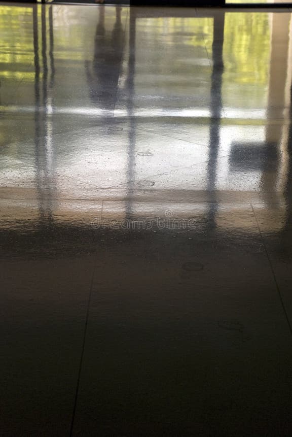 Floor reflection stock photo. Image of exit, walk, abstract - 4339746