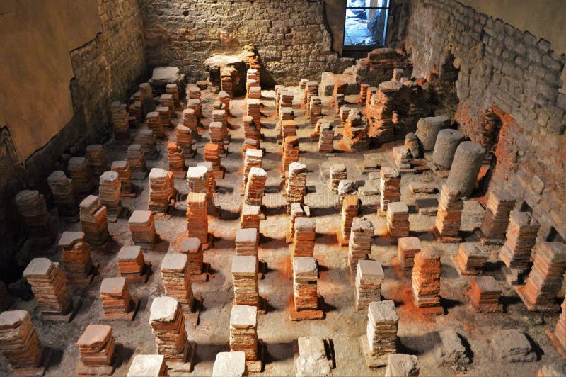 Floor of Roman Sauna at Baths Stock Image - Image of roman, house: 74266639