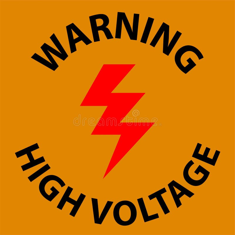 Warning High Temperature Symbol and Text Safety Sign Stock Vector ...
