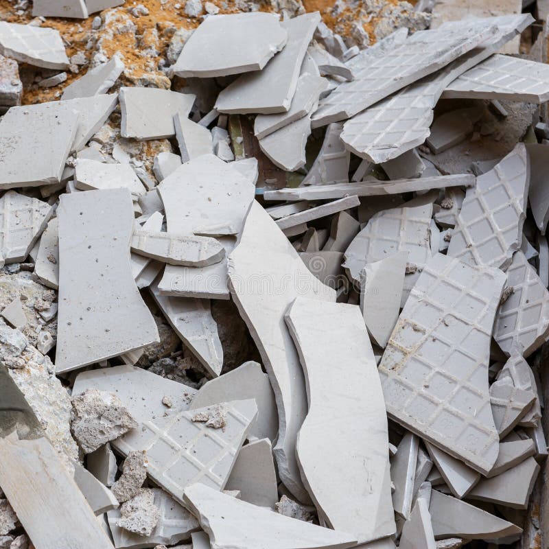 Floor tile broken stock photo. Image of contractor, renovation - 44377006