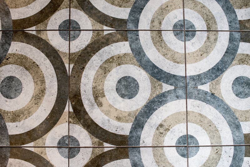 Floor Tile in the Form of a Circle Texture Stock Illustration ...