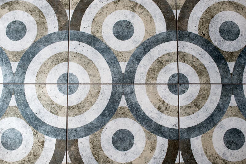 Floor Tile in the Form of a Circle Texture Stock Illustration ...