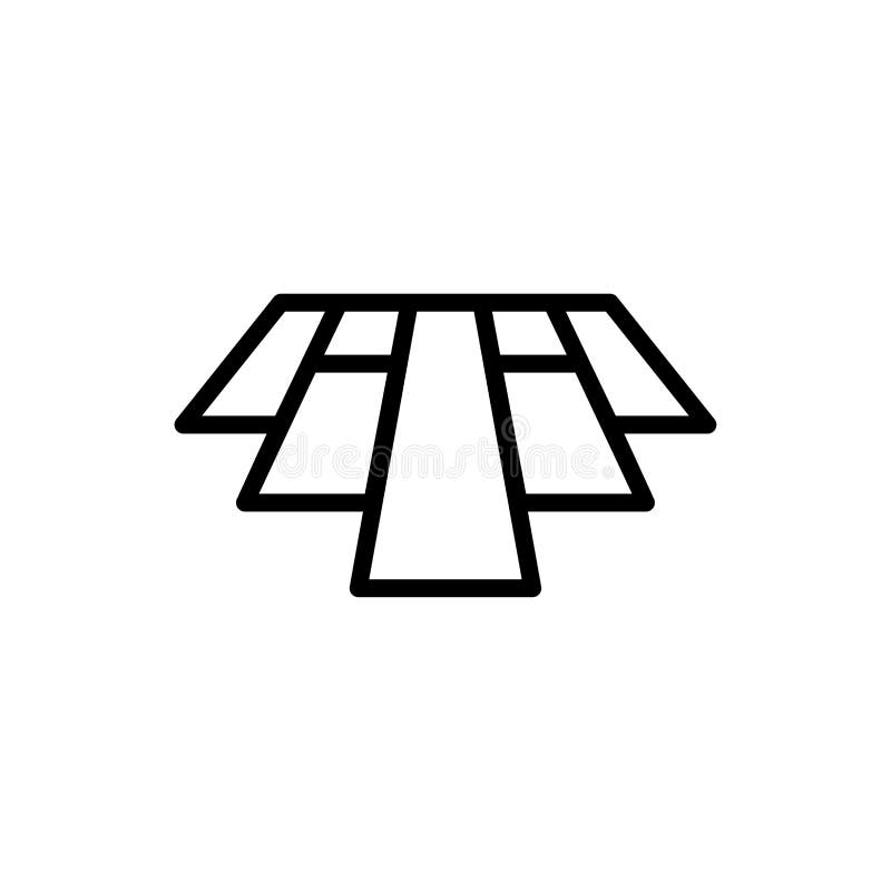 Floor Tile Icon Flat Vector Template Design Trendy Stock Vector ...