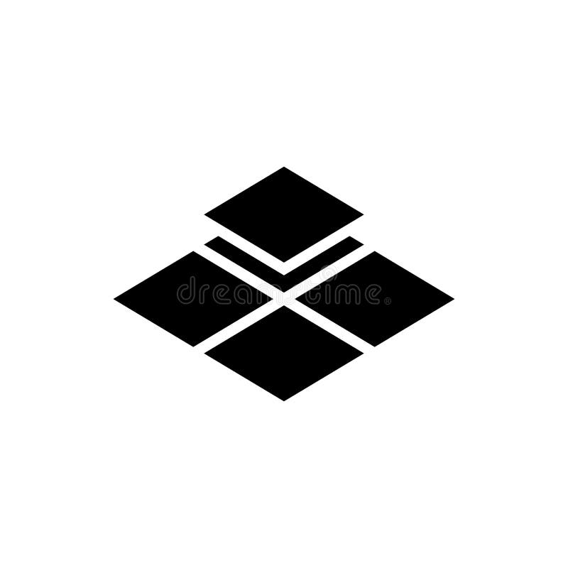 Floor Tile Icon Flat Vector Template Design Trendy Stock Vector ...