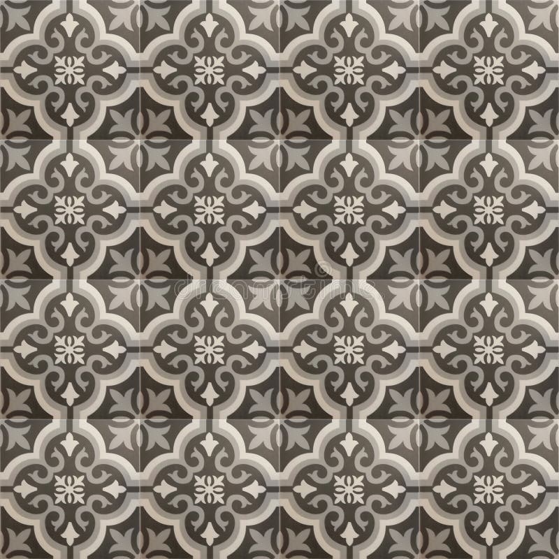 Floor Tile,seamless Pattern Tiled Background Stock Illustration ...