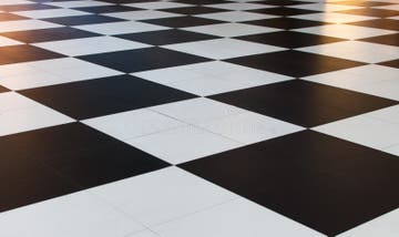 594 Black White Checker Floor Tile Pattern Stock Photos - Free ...