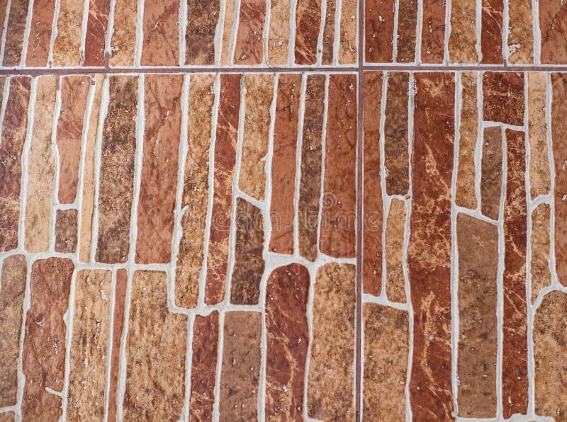 Floor Tiles in the Home Close-up. Construction in the House Stock Image ...