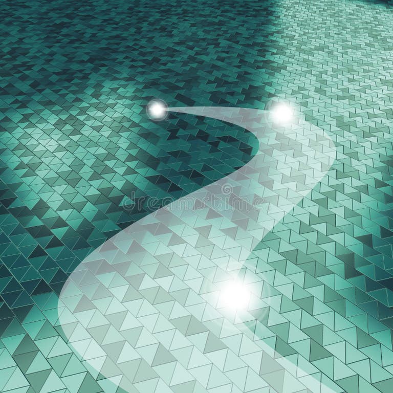 Floor Triangles and Track Cleaning Stock Illustration - Illustration of ...