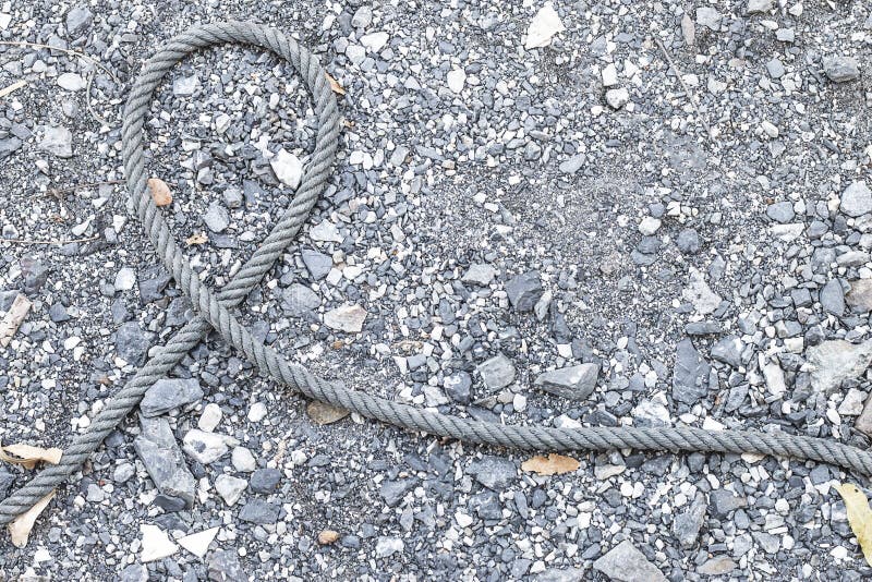 The Floor of the Walkway, Natural Stone, Used As a Guide Rope Stock ...