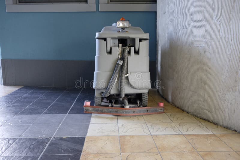 Floor washer machine stock image. Image of mopping, dust - 101118813