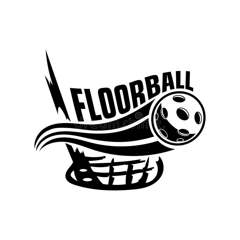 Floorball Emblem. Floorball Emblem for You Design Stock Illustration ...