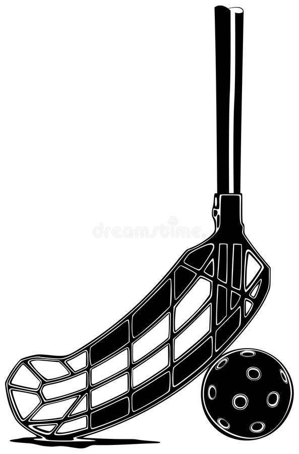 Floorball equipment stock vector. Illustration of sport - 6736738