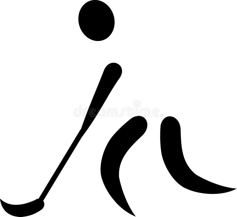 Floorball icon stock vector. Illustration of goal, game - 92971811