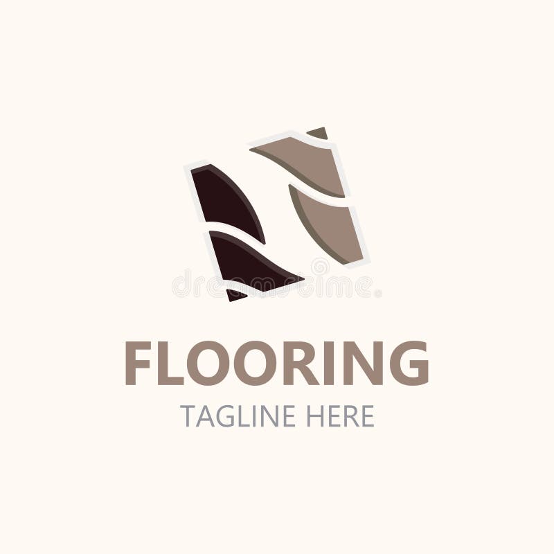 Flooring Logo Design, Custom Layer Company Vector Elegant Parquet ...