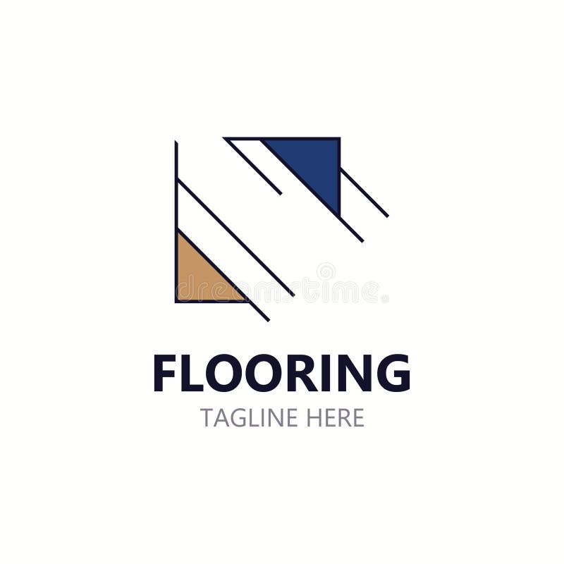 Flooring Logo Design, Custom Layer Vector Elegant Business Store ...