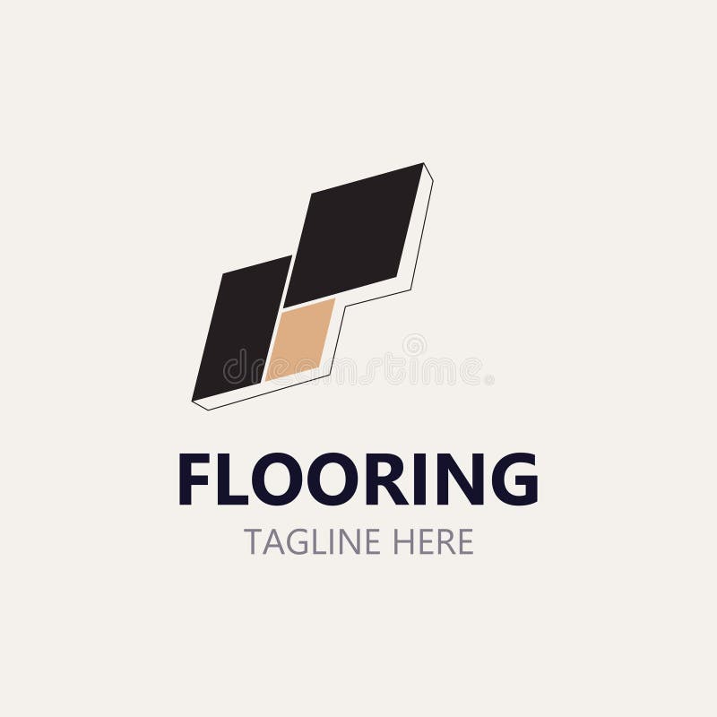 Flooring Logo Design, Custom Layer Vector Elegant Business Store ...