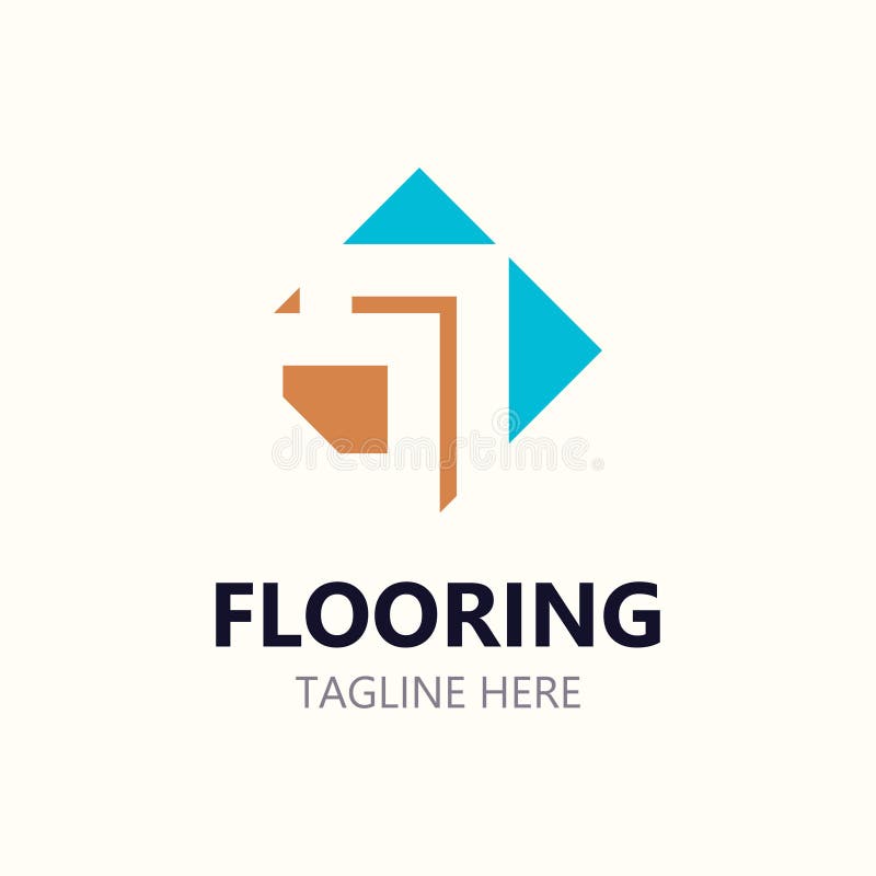 Flooring Logo Design, Custom Layer Vector Elegant Business Store ...