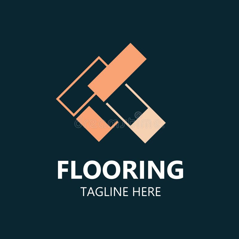 Flooring Logo Design, Custom Layer Vector Elegant Business Store ...