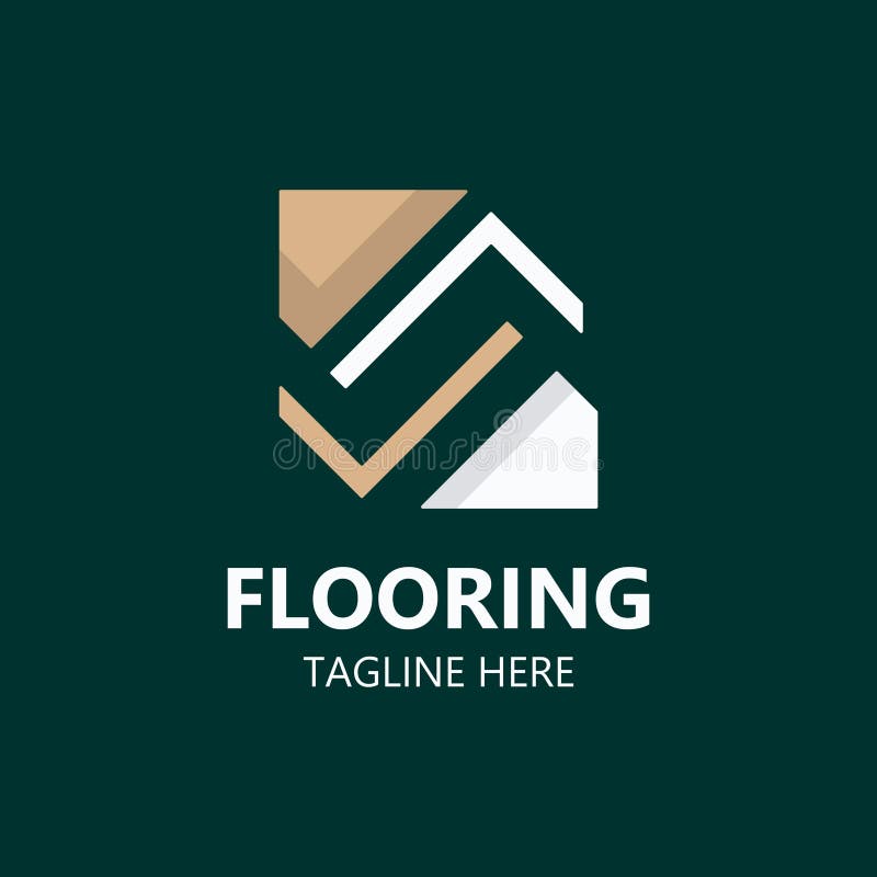 Flooring Logo Design, Custom Layer Vector Elegant Business Store ...