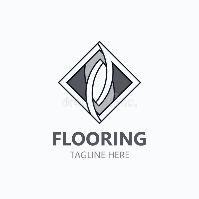 Flooring Logo Design, Custom Layer Vector Elegant Business Store ...