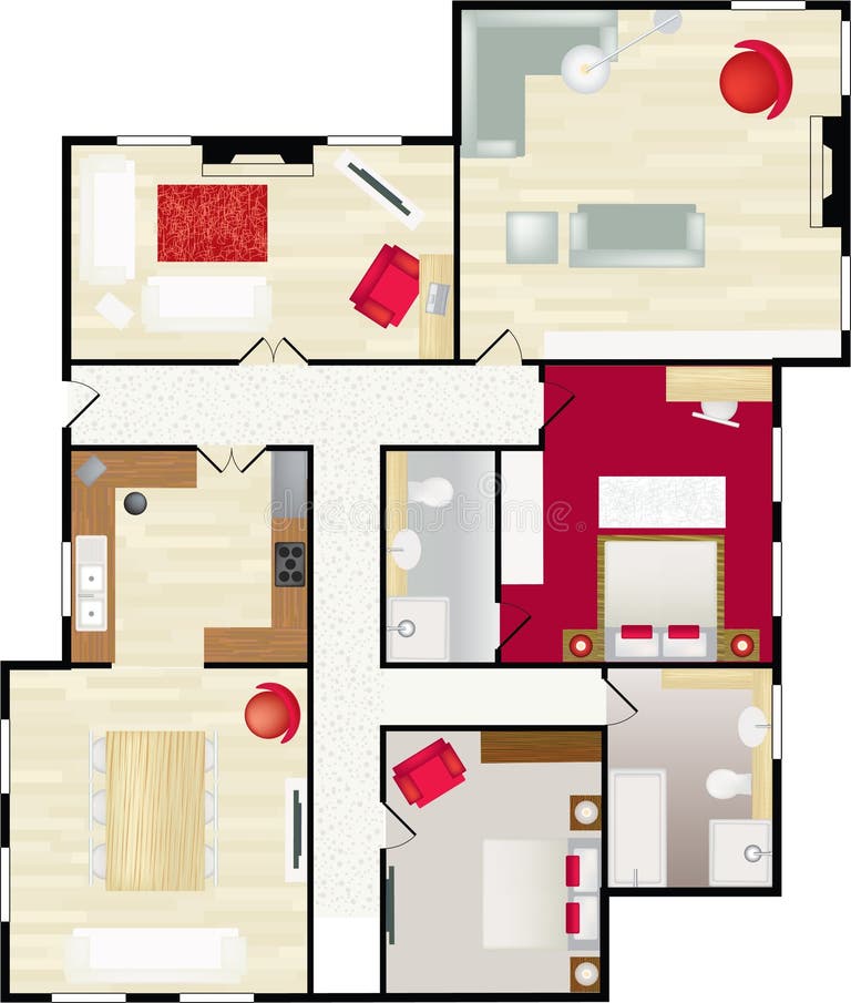 Vector Floorplan Stock Illustrations – 2,580 Vector Floorplan Stock Illustrations, Vectors ...