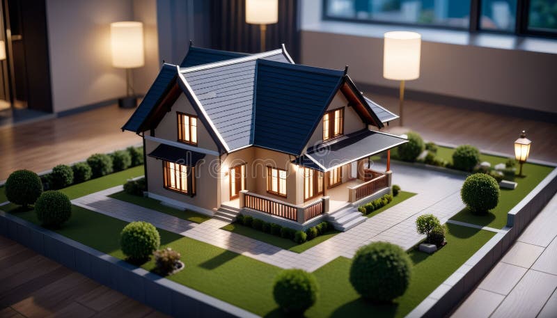 Floorplan Architecture Created House Plan Ai Small Generative ...