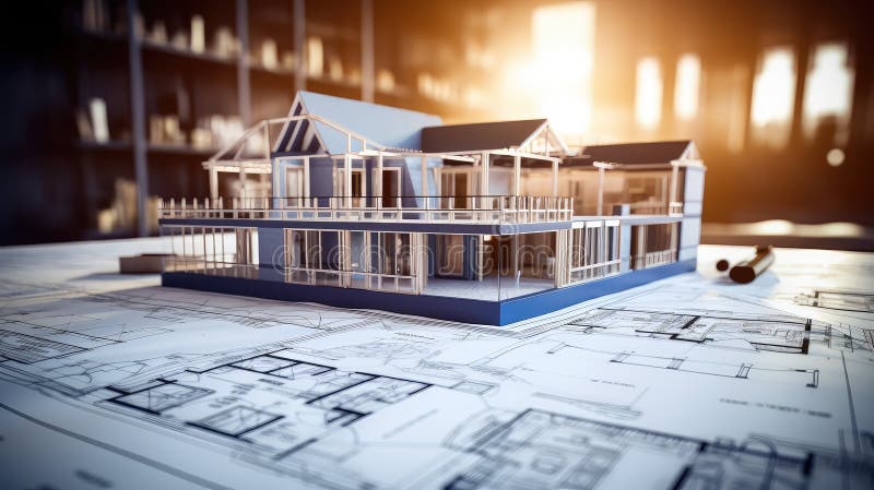 Floorplan building plans stock illustration. Illustration of plans ...
