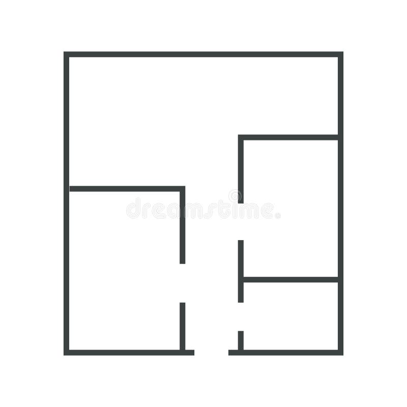 Line Drawing Floor Plan Stock Illustrations – 11,874 Line Drawing Floor ...