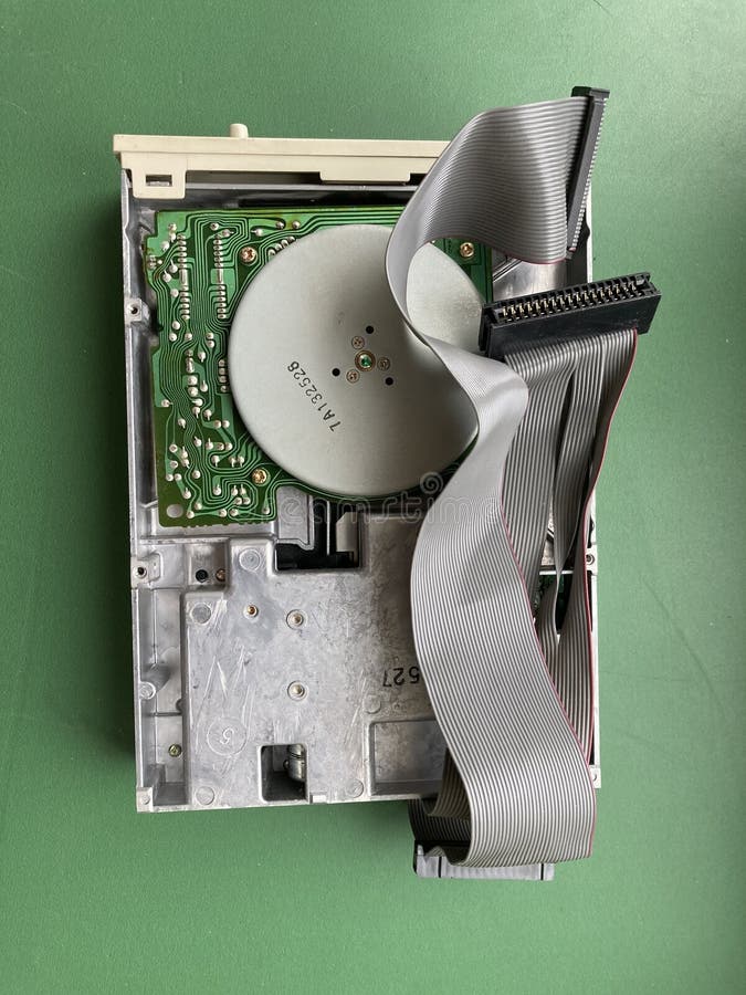 KYIV, UKRAINE - March 20, 2024: Floppy Computer Retro Disk Drive for ...