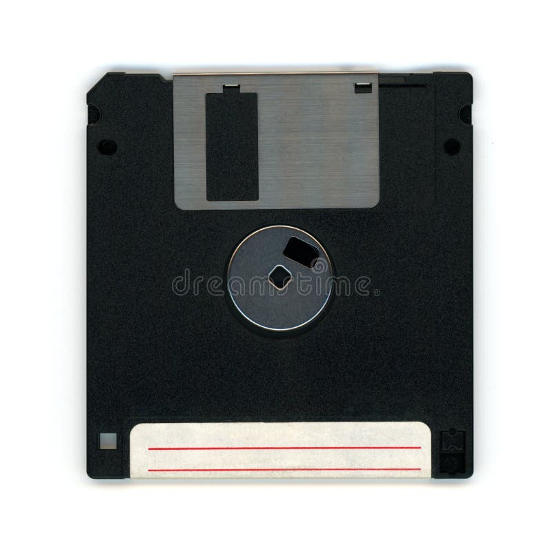 Floppy Disc for PC, Back Side Stock Photo - Image of vintage, blank ...