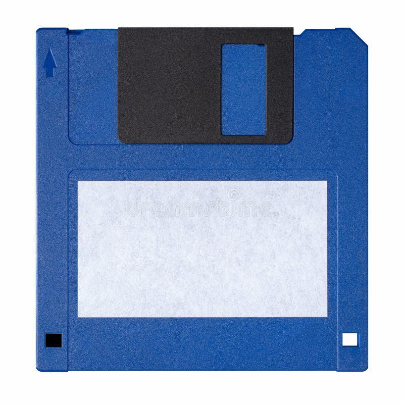 Floppy disk blu fotografia stock. Immagine di memoria - 35206208