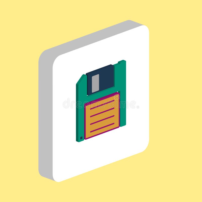 Floppy Disk Computer Symbol Stock Illustration - Illustration of icon ...