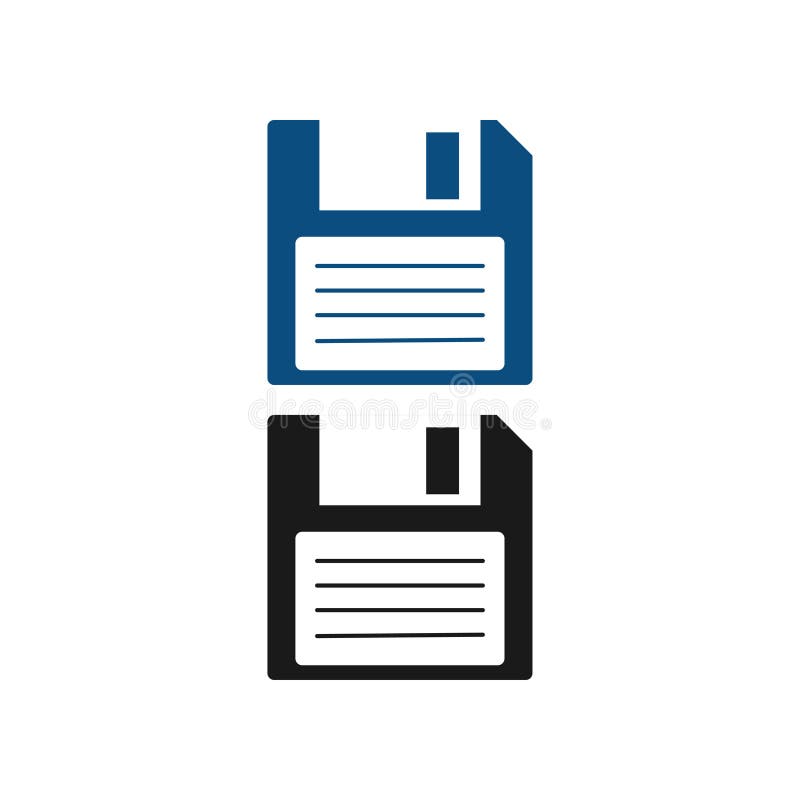 Floppy Disk Diskette Graphic Design Template Vector Illustration Stock ...
