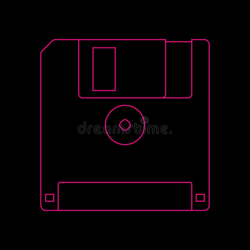 Floppy Disk (diskette) Icon. Symbol of Conservation or Information ...