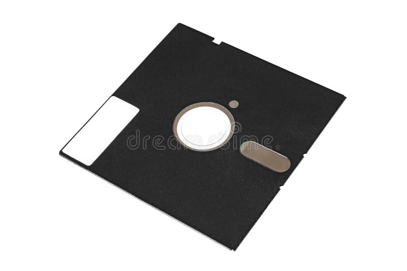 Floppy Disk Drive, Isolated on White Background Stock Photo - Image of ...