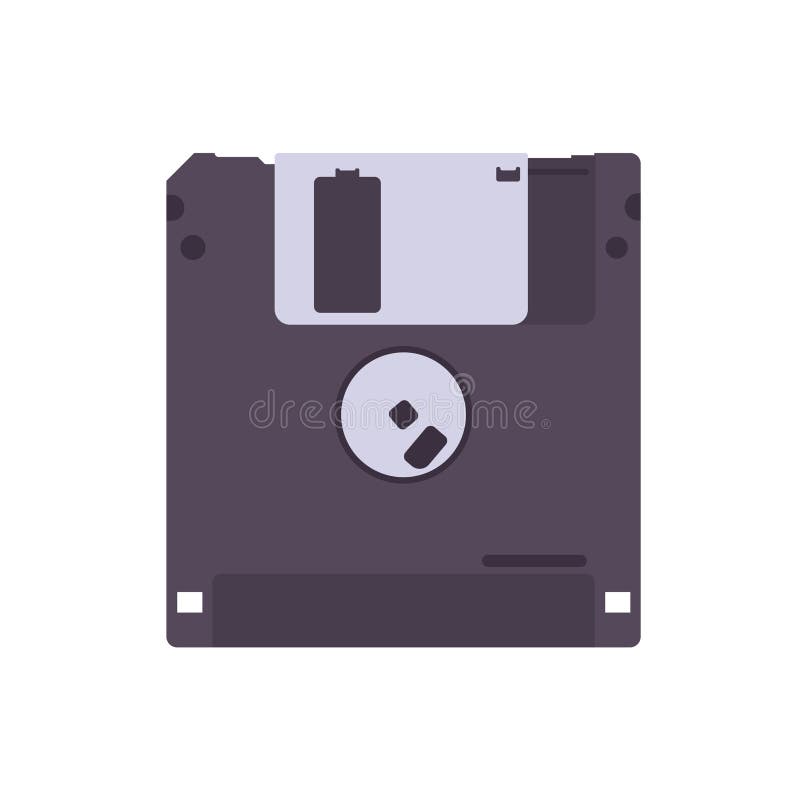 Floppy Disk Flat Illustration. Clean Icon Design Element on Isolated White Background Stock ...