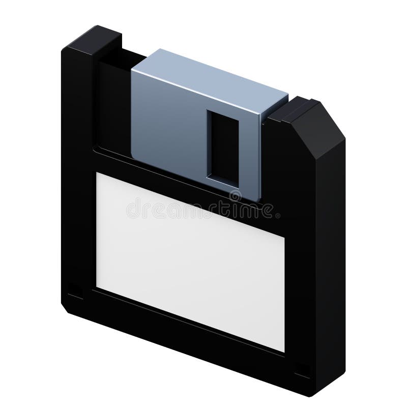 Floppy Disk High Quality 3D Render Illustration. Save Data Information ...