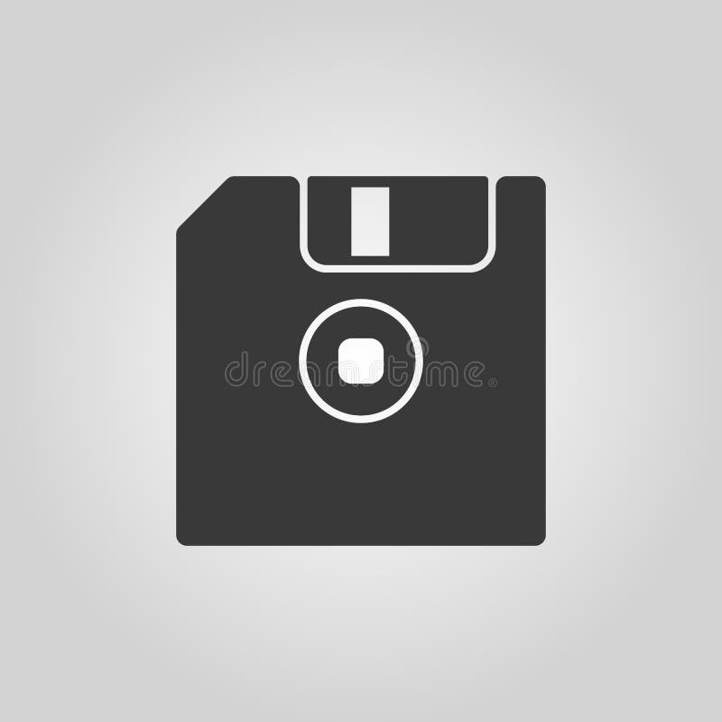 The Floppy Disk Icon. Diskette Symbol. Flat Stock Vector - Illustration ...