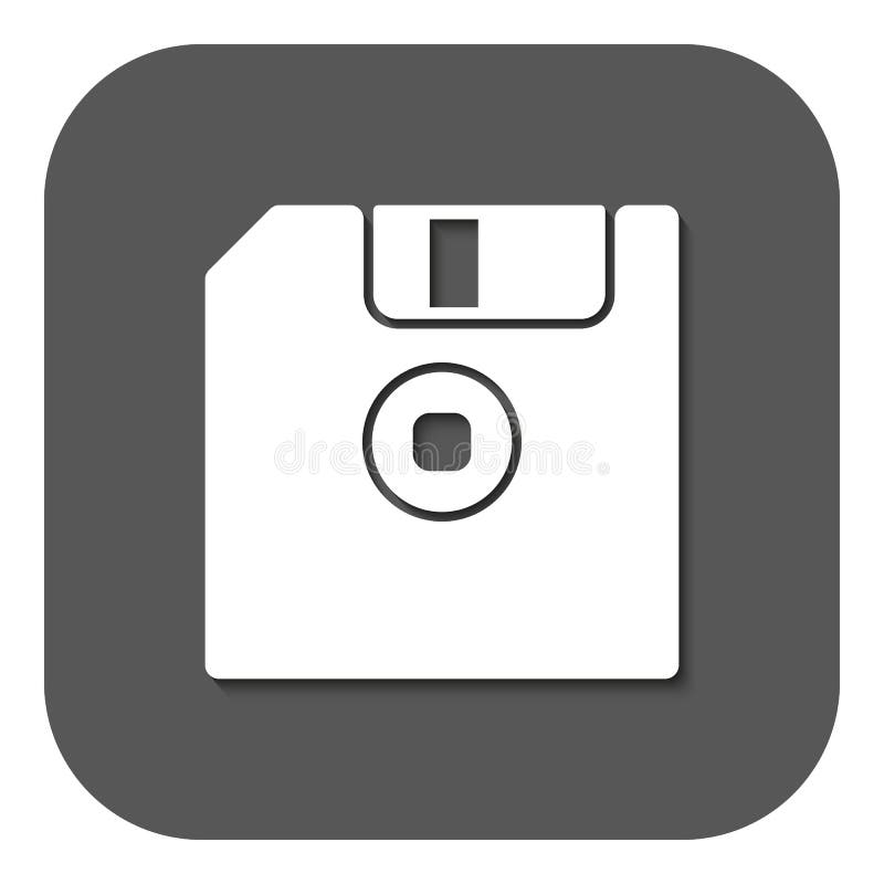 The Floppy Disk Icon. Diskette Symbol Stock Vector - Illustration of ...
