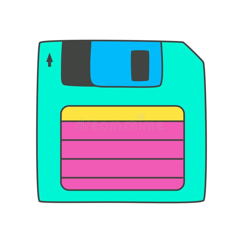 Floppy Disc Doodle Stock Illustrations – 60 Floppy Disc Doodle Stock ...
