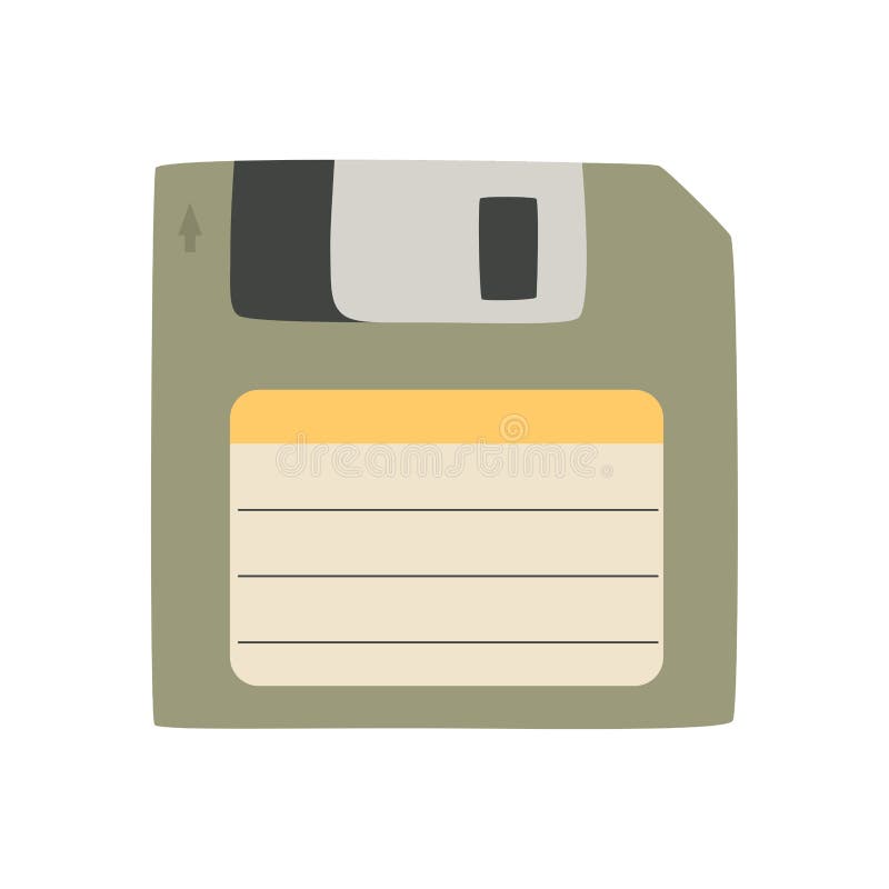 Floppy Disk Icon in Flat Style Isolated on White Background. HD ...