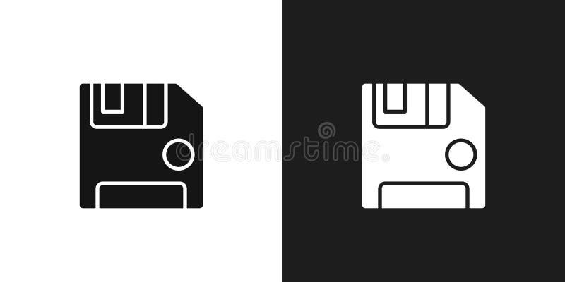 Floppy Disk Icon Logo Set Vector Stock Vector - Illustration of sign ...