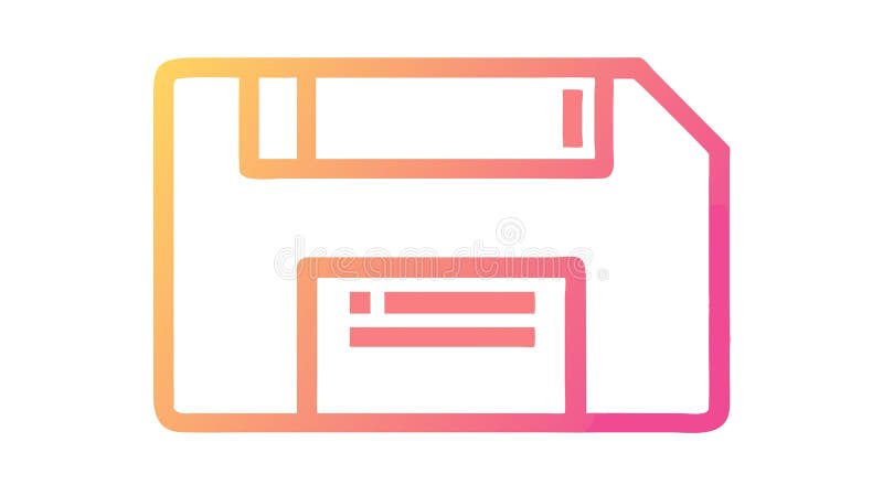 Floppy Disk Icon for Save and Legacy Data Storage, Vector Design ...