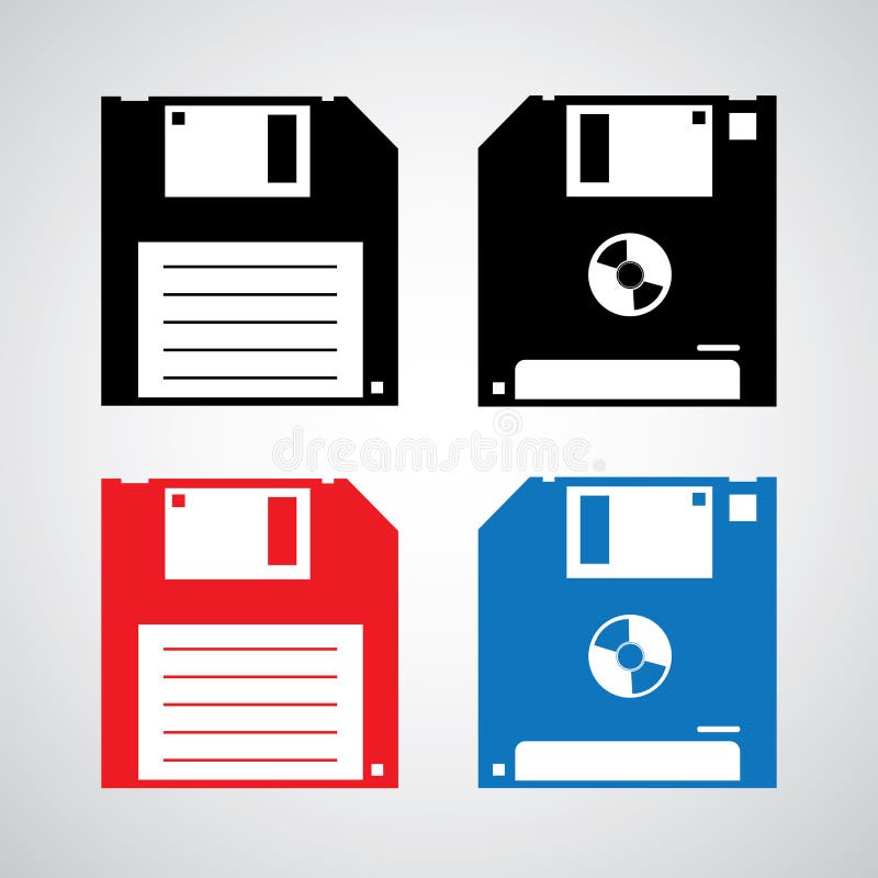 Floppy disk icon stock vector. Illustration of memory - 51395611